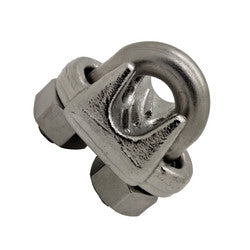 Stainless Steel Wire Rope Grips/Clips Drop Forged BS EN 13411-5 – TECNI